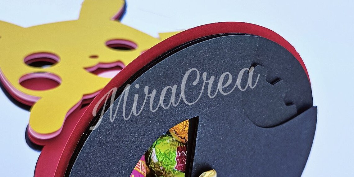 Pokémon Pikachu Candy Dome Digital File SVG- PDF DXF for Silhouette ...