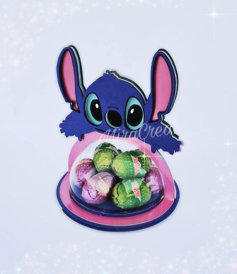 Stitch Candy Dome/ Titular Svg PDF DXF Cricut Silhouette Cameo Brother ...