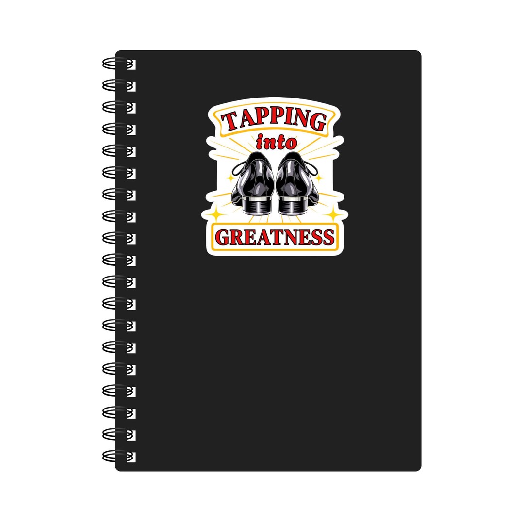 Tap Dance Funny Sticker: Red Letters Vinyl Decal - "tapping Into ...