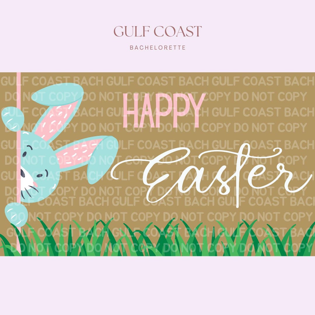 Easter Banner Template | Decorations | Canva | Digital Template - Etsy
