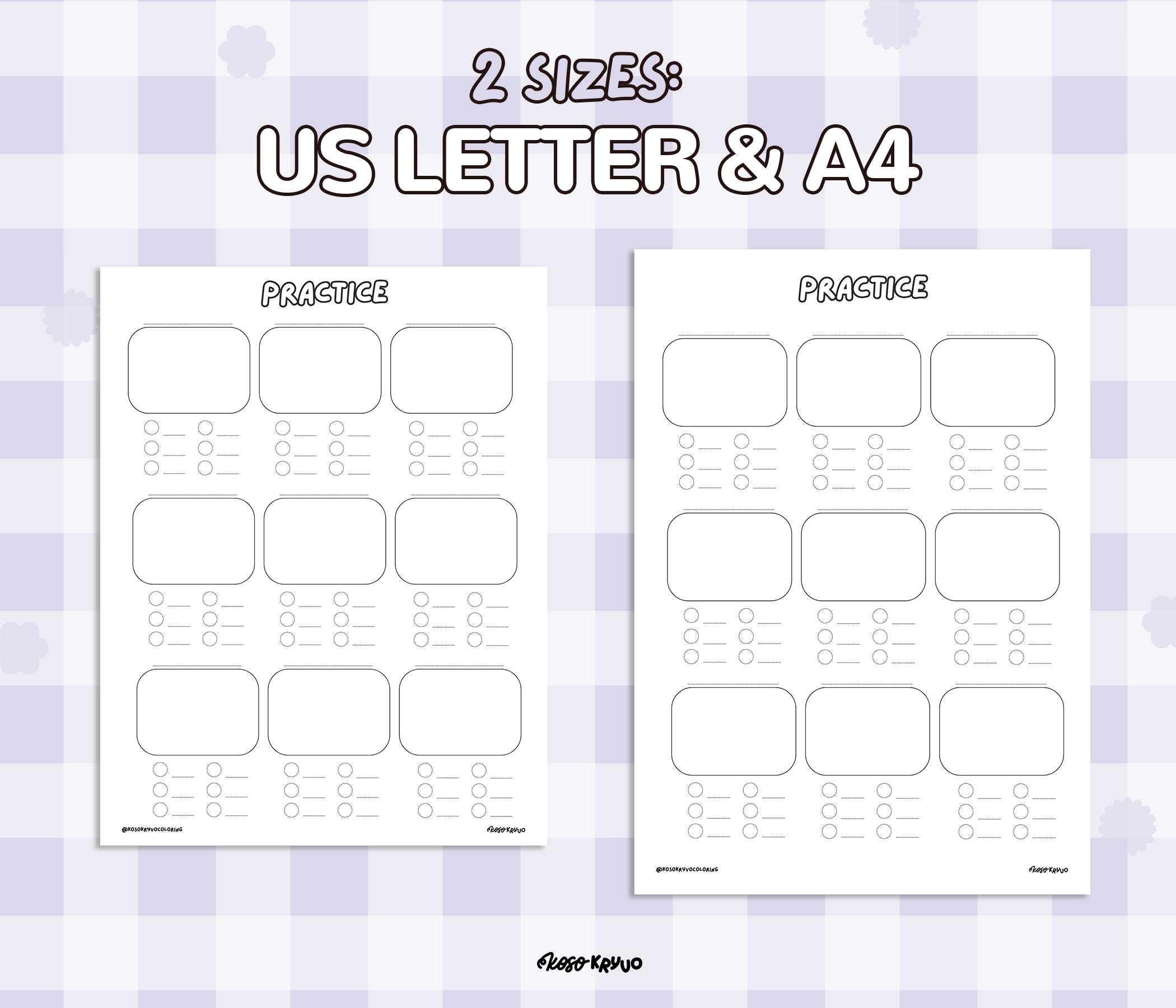 Coloring Practice Sheets, Printable Alcohol Marker Patterns and ...
