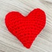 Crochet 3D Red Heart PDF Pattern - Etsy UK