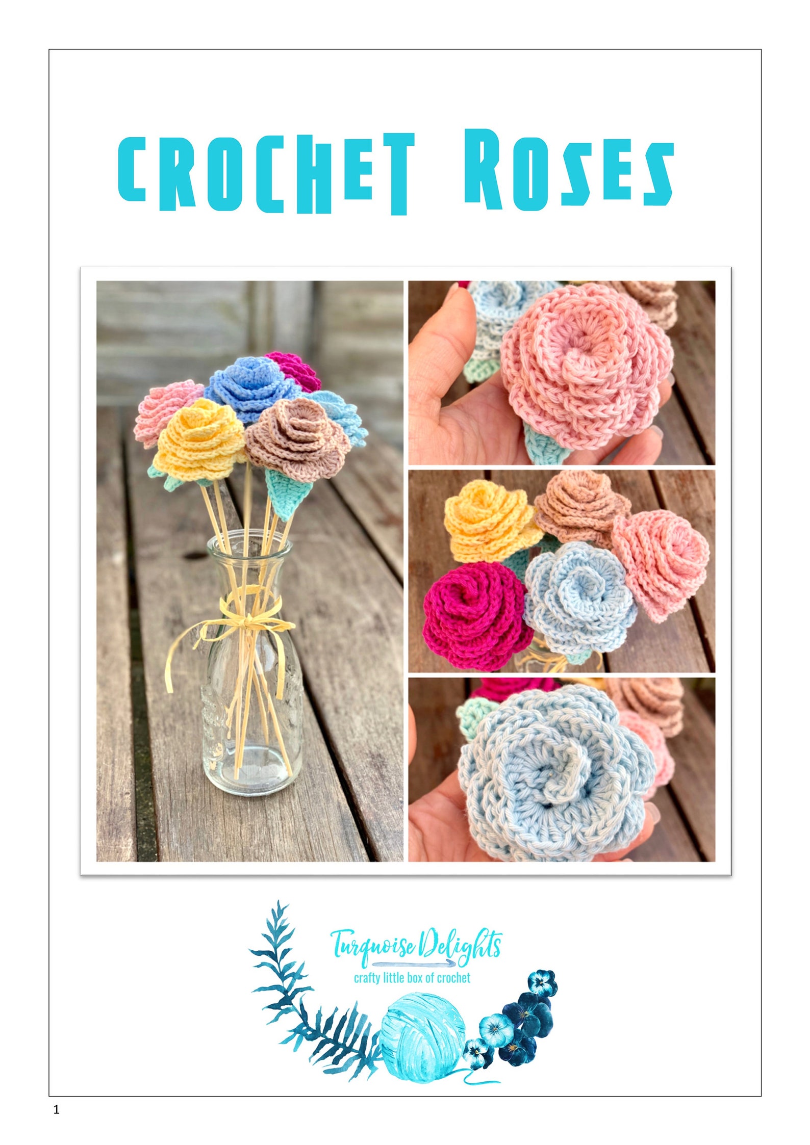 Crochet Roses PDF Pattern - Etsy