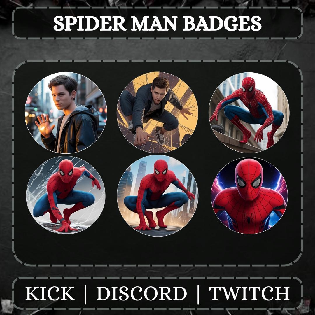 Character Badges for Twitch, Youtube, and Discord | Fictional Sub ...