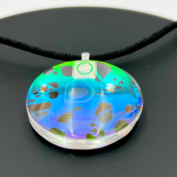 Dichroic Pendant - Etsy
