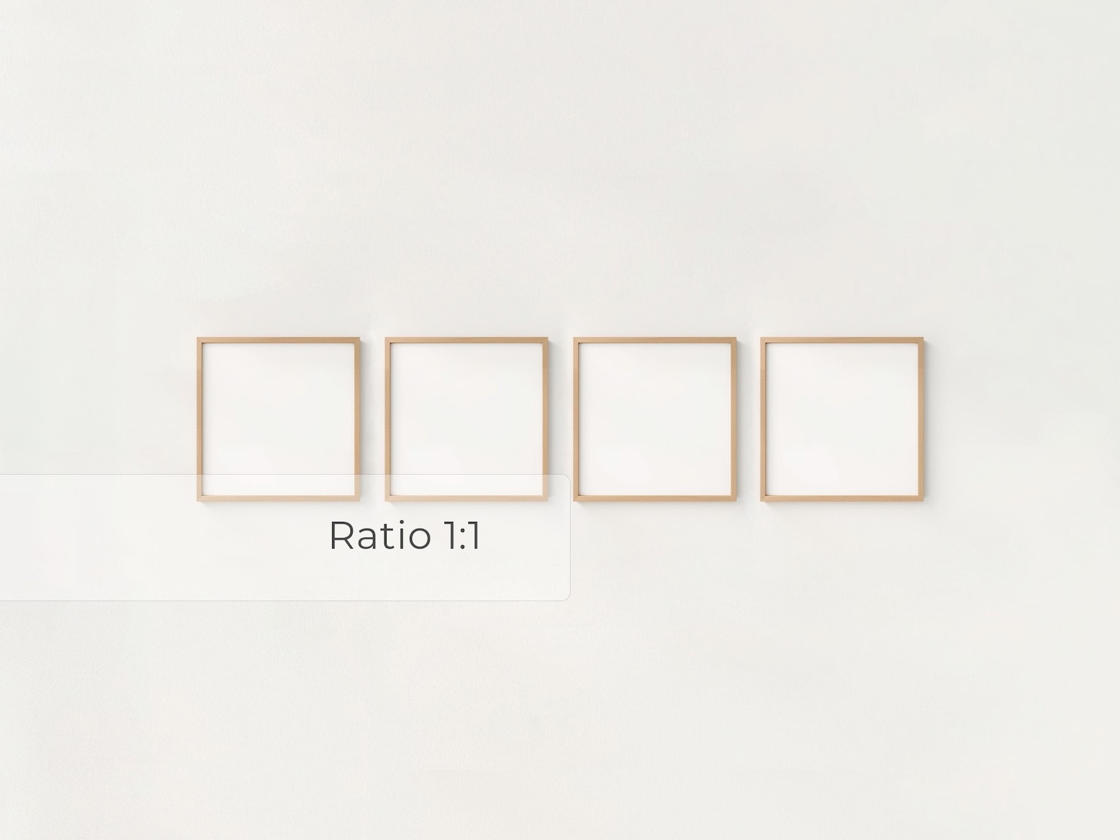 4 Square Frame Mockup | 1:1 Frame Mockup PSD, JPG | #L020 - Etsy