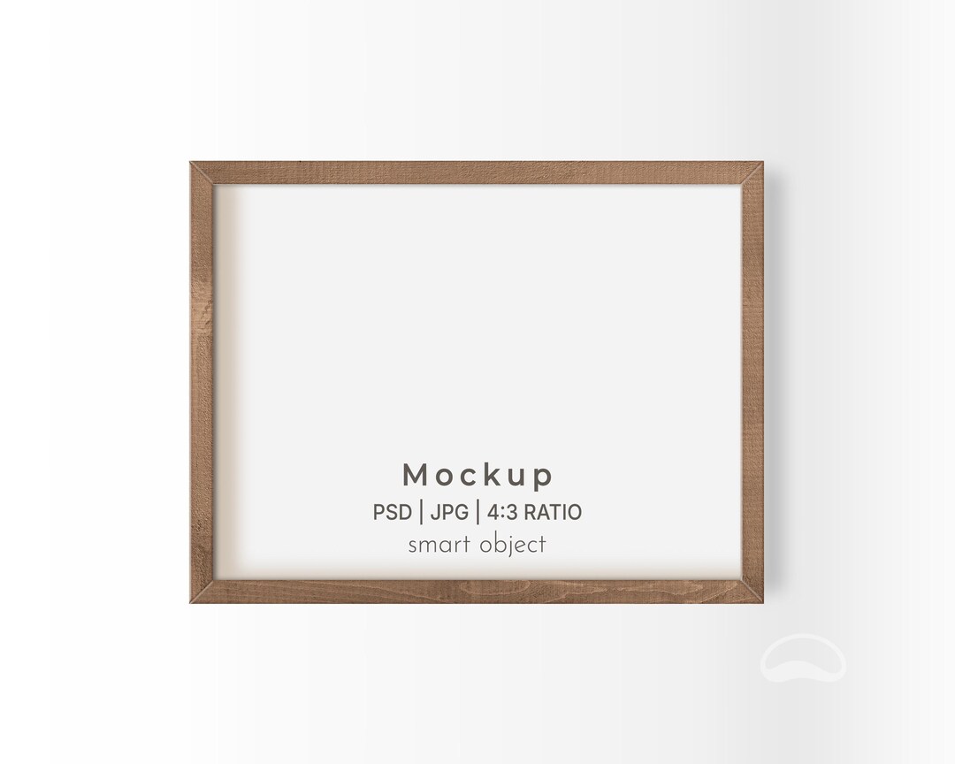 4x3 Frame Mockup PSD | Horizontal Poster Mockup | Minimalist Wall Art ...