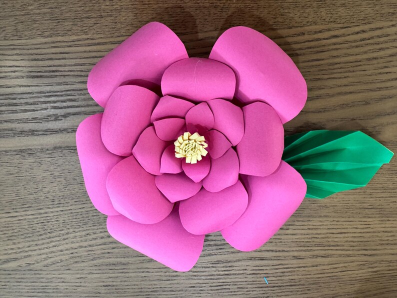 Set of 6 Handmade Paper Flowers, Wedding Backdrop, Nursery Wall Art ...