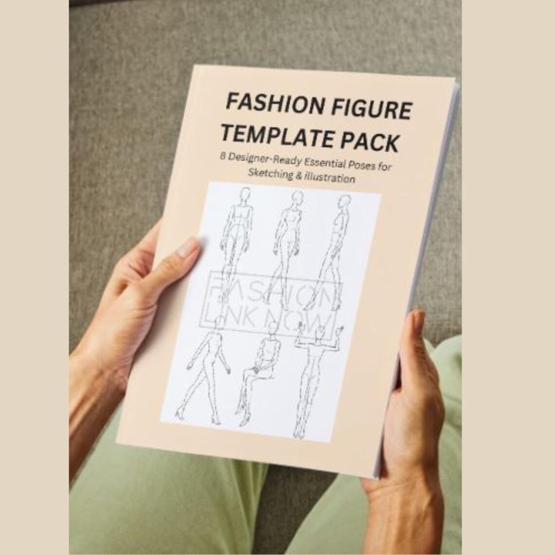 Editable Fashion Templates | Fashion Sketchbook PDF | Digital Croquis ...