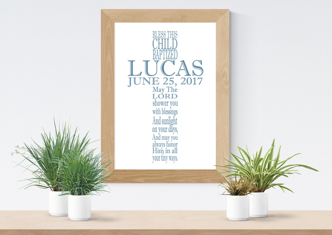 Boys Baptism Sign Boys First Baptism Poster Baptism Sign - Etsy