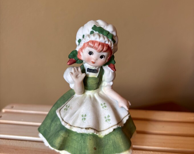Lefton Irish Lass Figurine - Etsy