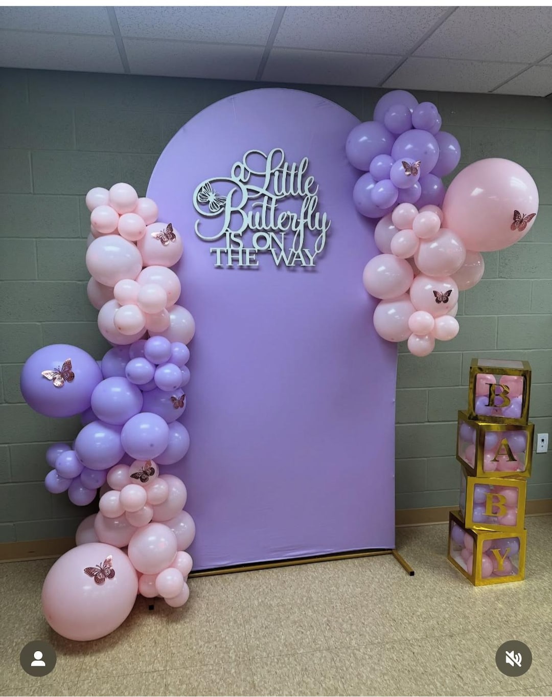 Butterfly Baby Shower Sign SVG | Laser Cut Party Decor (digital ...