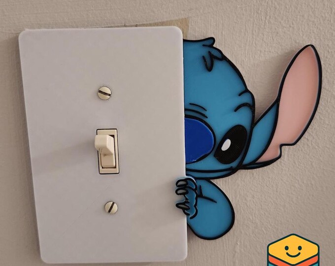 Lilo and Stitch Light Switch Cover – Cute 3D Printed Disney-inspired ...