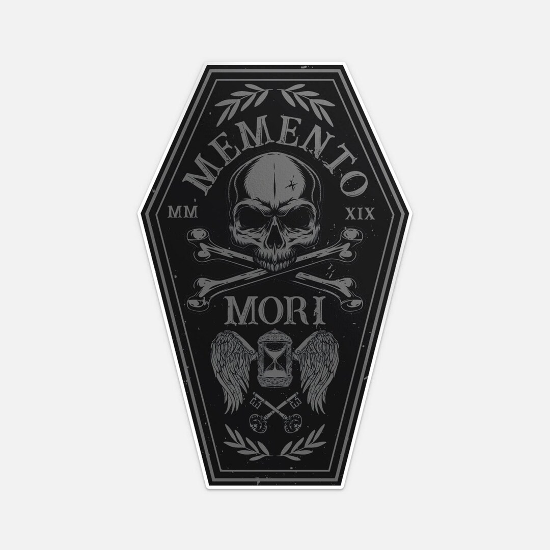 Memento Mori Sticker Car Bumper Vinyl Sticker Decal - Etsy
