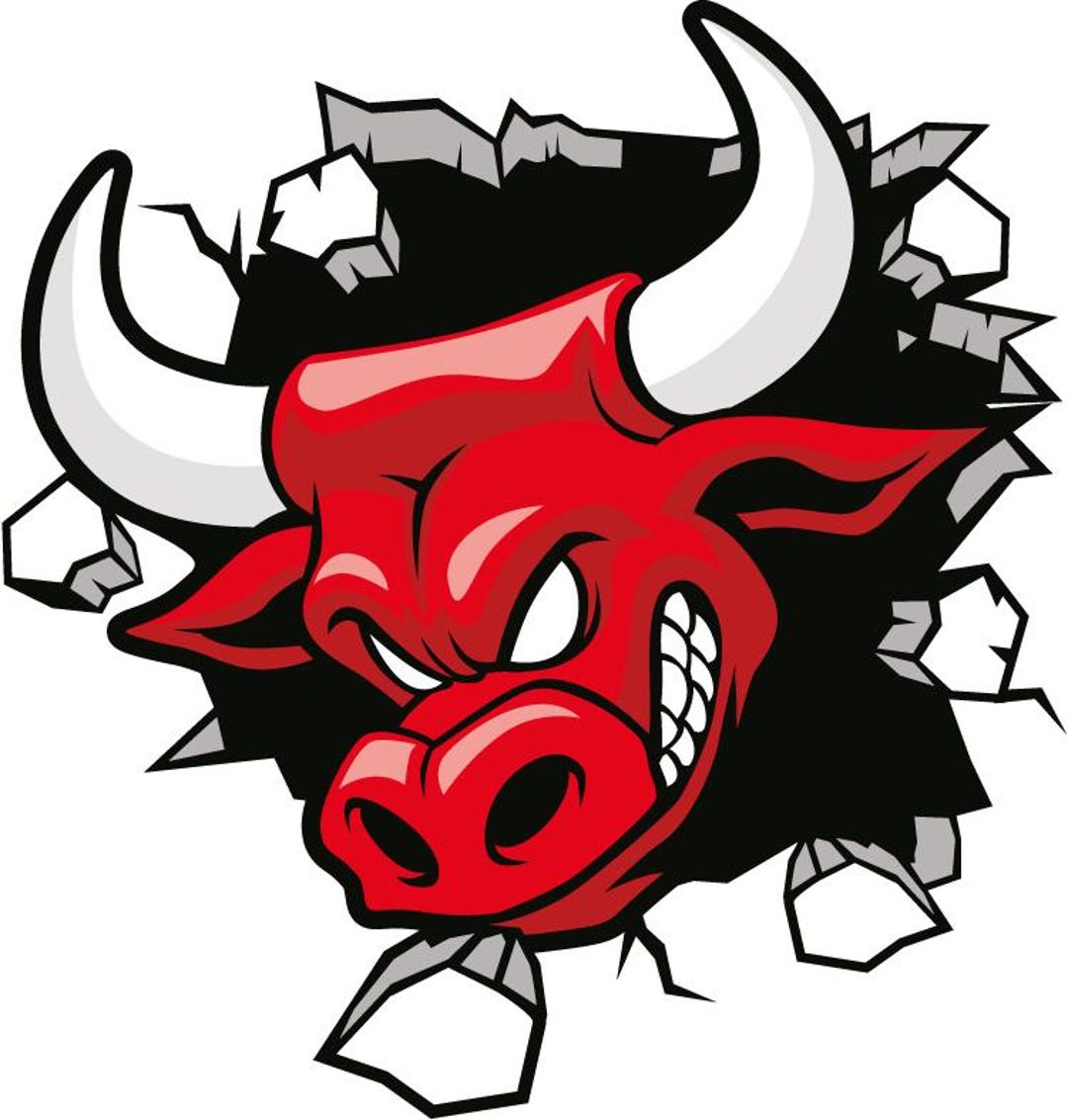 Angry Bull Wall Sign Car Vinyl Bumper Sticker Decal - Etsy