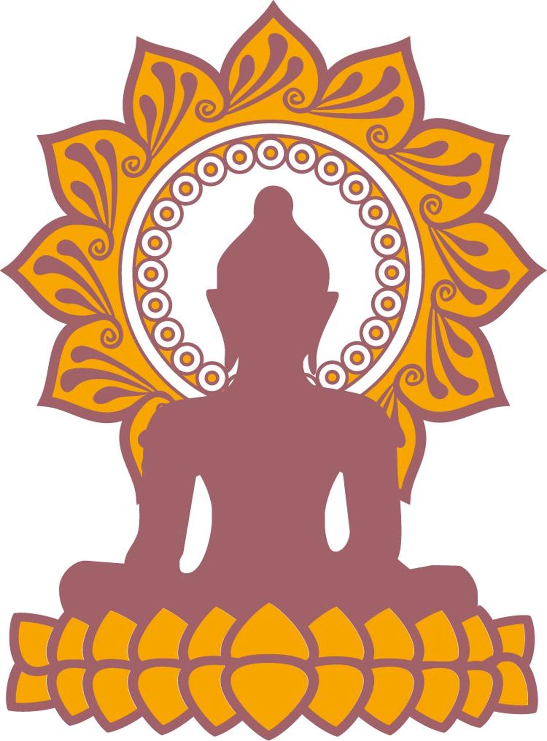 Buddha India Buddhism Vinyl Sticker Car Bumper Decal - Etsy