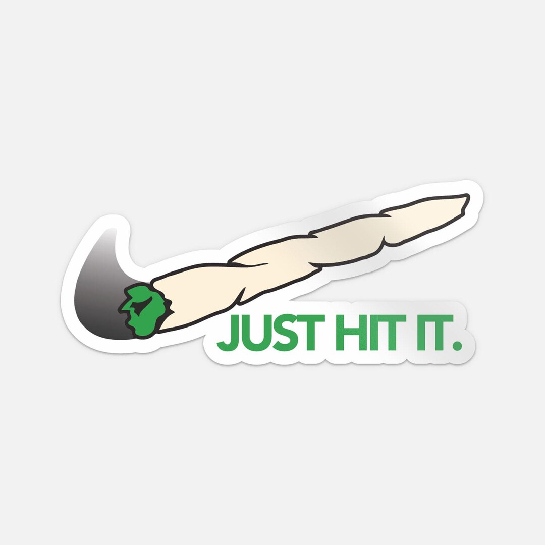 Just Hit It Sticker Vinyl Car Bumper Vinyl Sticker Decal - Etsy