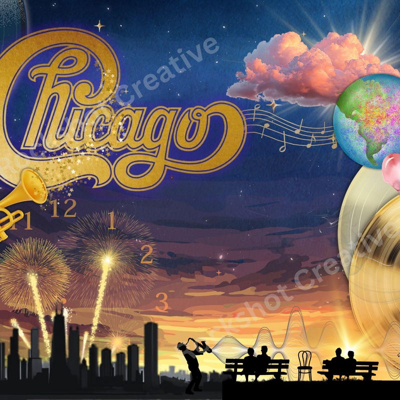 Chicago Band Art Poster - Etsy