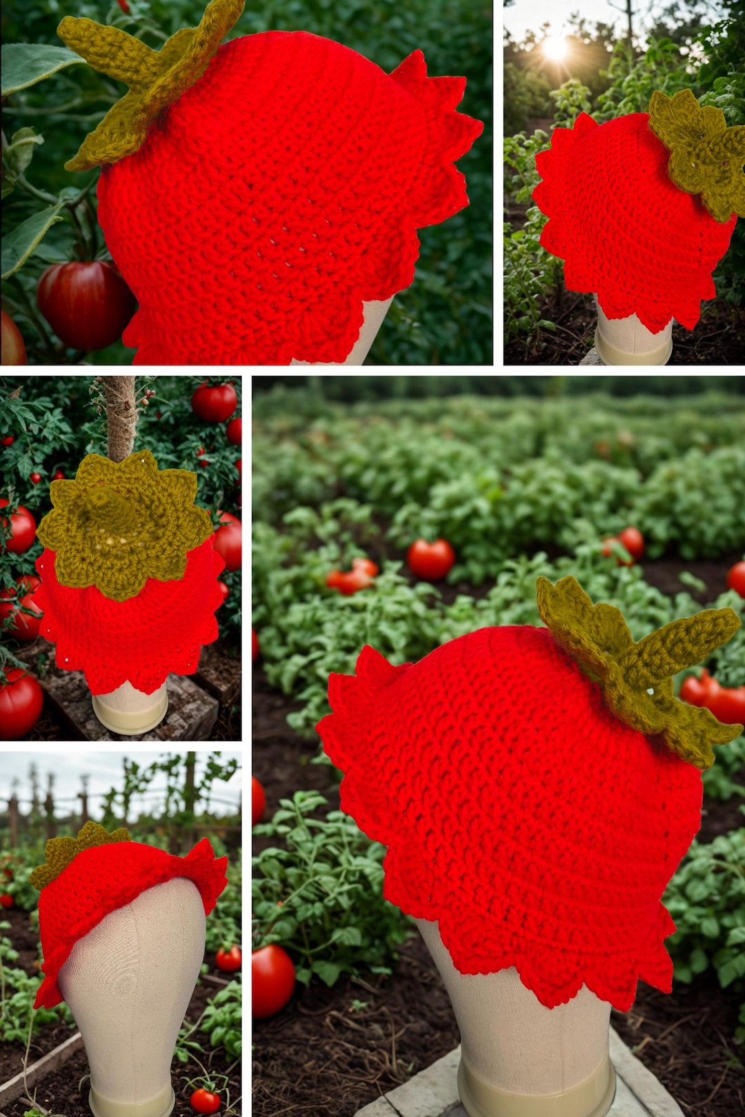Tomato Hat - Etsy