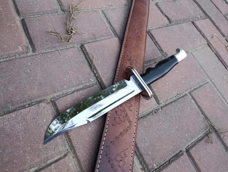 Handmade Ghostface Scream Movie Knife: Collectible Buck120 Horror Prop ...