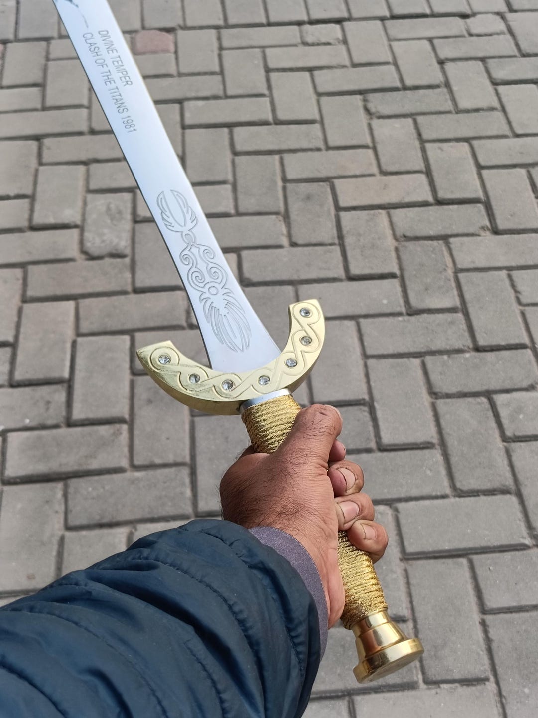 Hand Made Clash of Titans Replica Sword: Divine Templar Sword ...