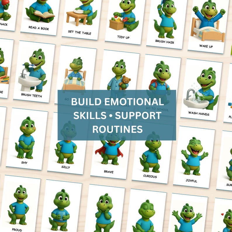 Dinosaur SEL Activities Bundle Emotional Intelligence Classroom Routine ...