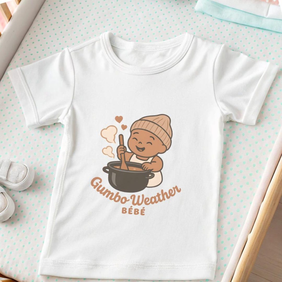 Gumbo Weather Digital, Bebe Clip Art, Baby Chef SVG PNG, Cooking ...