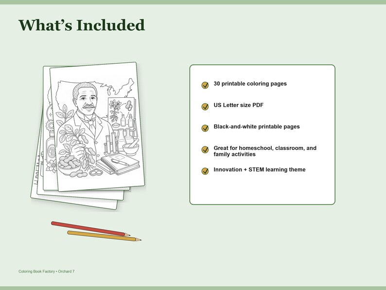 Black Inventors Coloring Pages | 30 STEM Innovators for Kids (digital ...