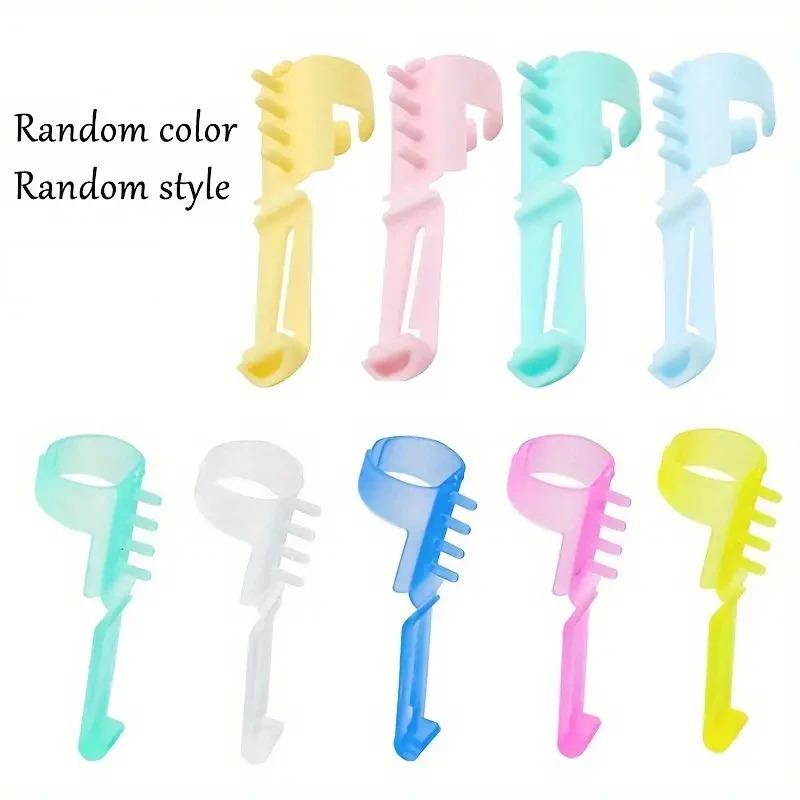 Crochet Yarn Guide Sleeves - Plastic Finger Protectors - Knitting ...
