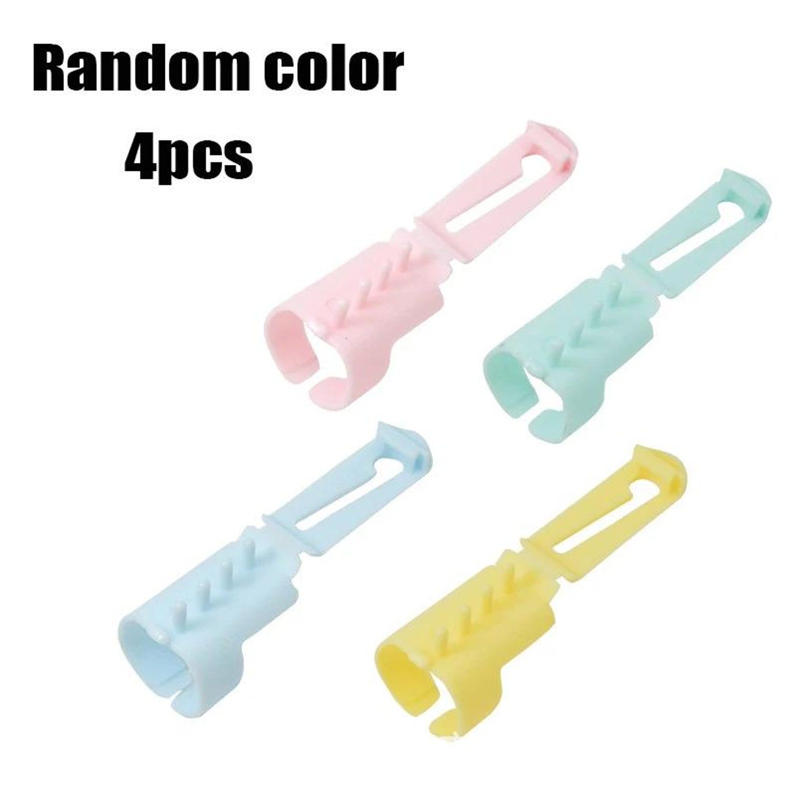 Crochet Yarn Guide Sleeves - Plastic Finger Protectors - Knitting ...