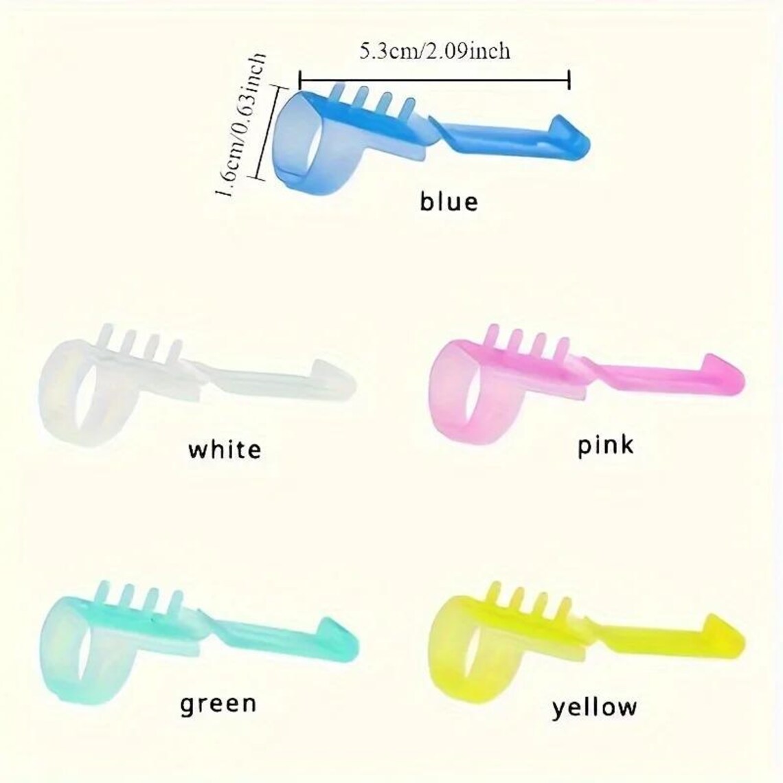 Crochet Yarn Guide Sleeves - Plastic Finger Protectors - Knitting ...