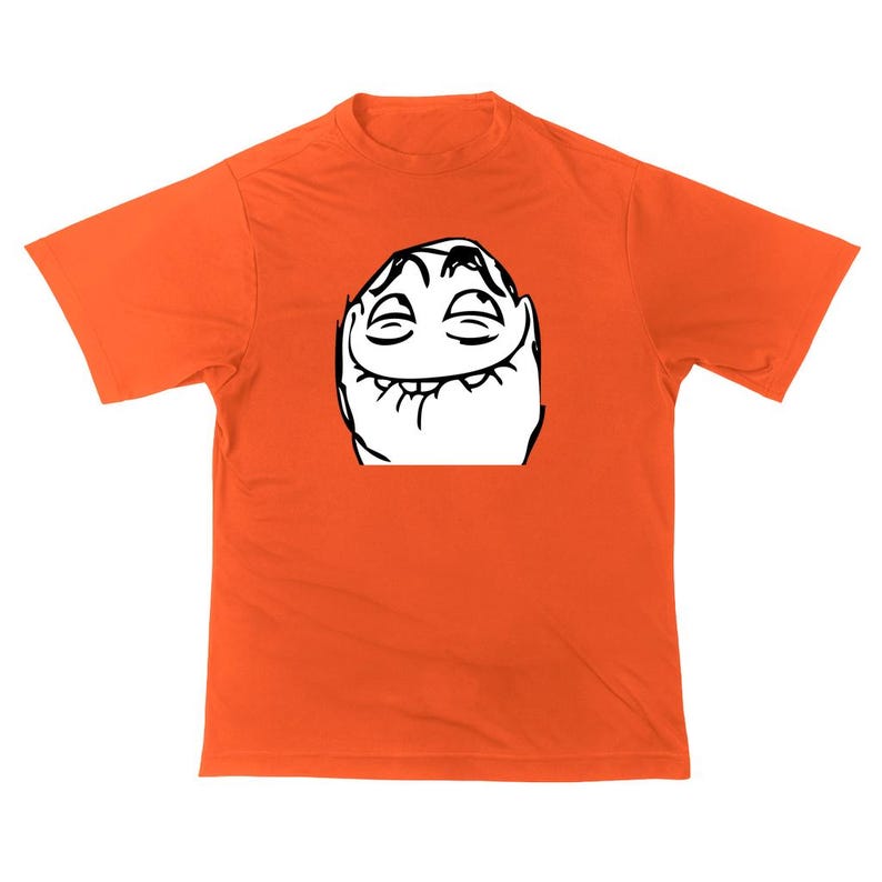 Rage Comics Classic Meme T-shirt - Trollface & More - Moisture Wicking ...