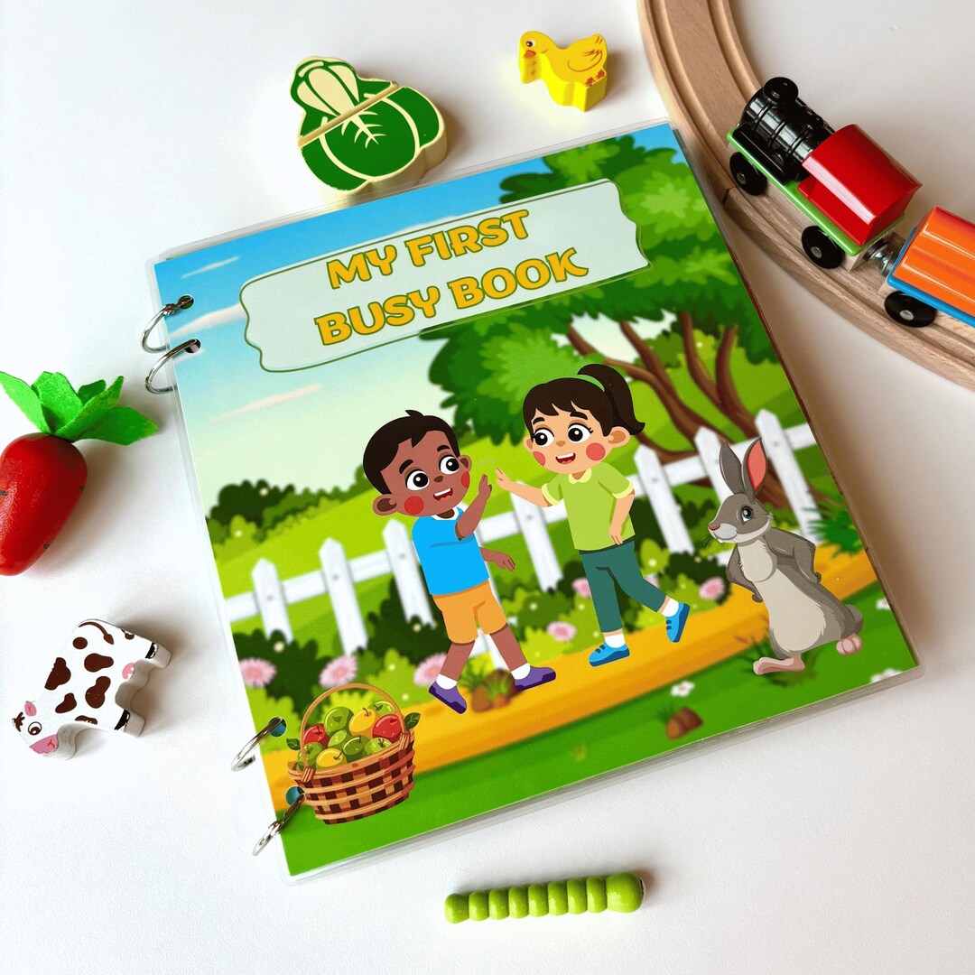 Matching Activity Book | Toddler Busy Book | Velcro Quiet Book ...