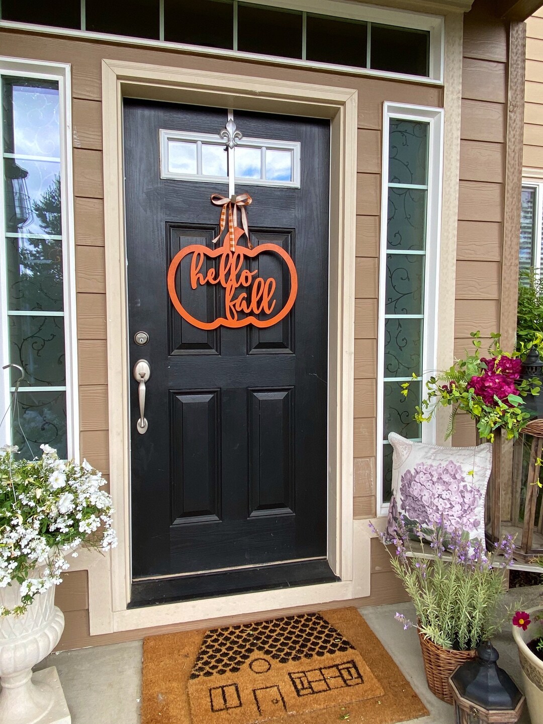 MDF Wall Hanging, Monogram Door Decor, Door Hanging, Monogram Letter ...