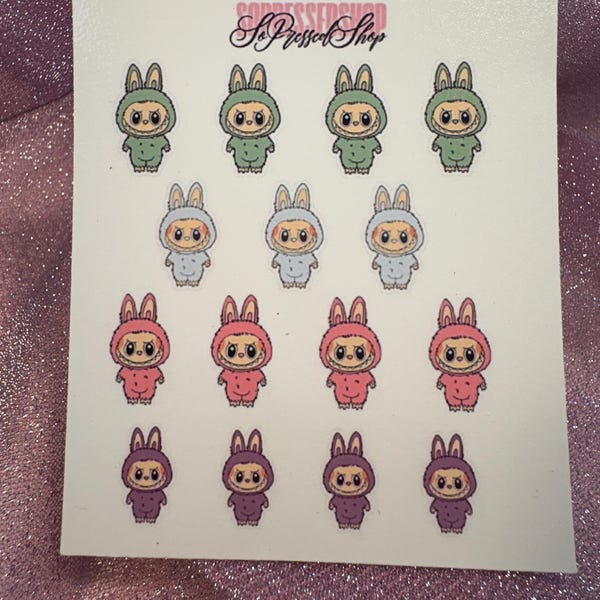Labubu Press on Nails - Etsy