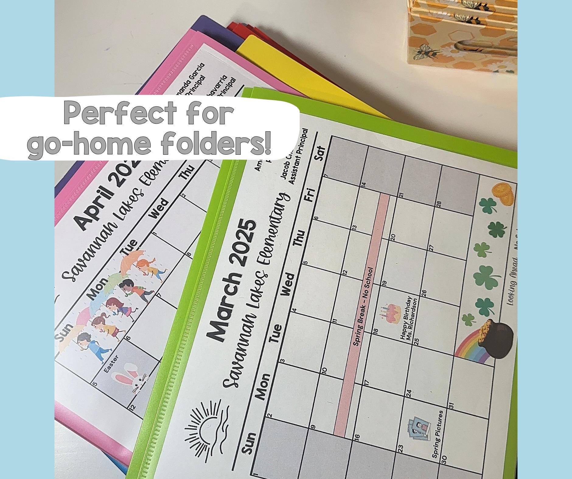 Editable Classroom Calendar Template | Monthly Parent Communication ...