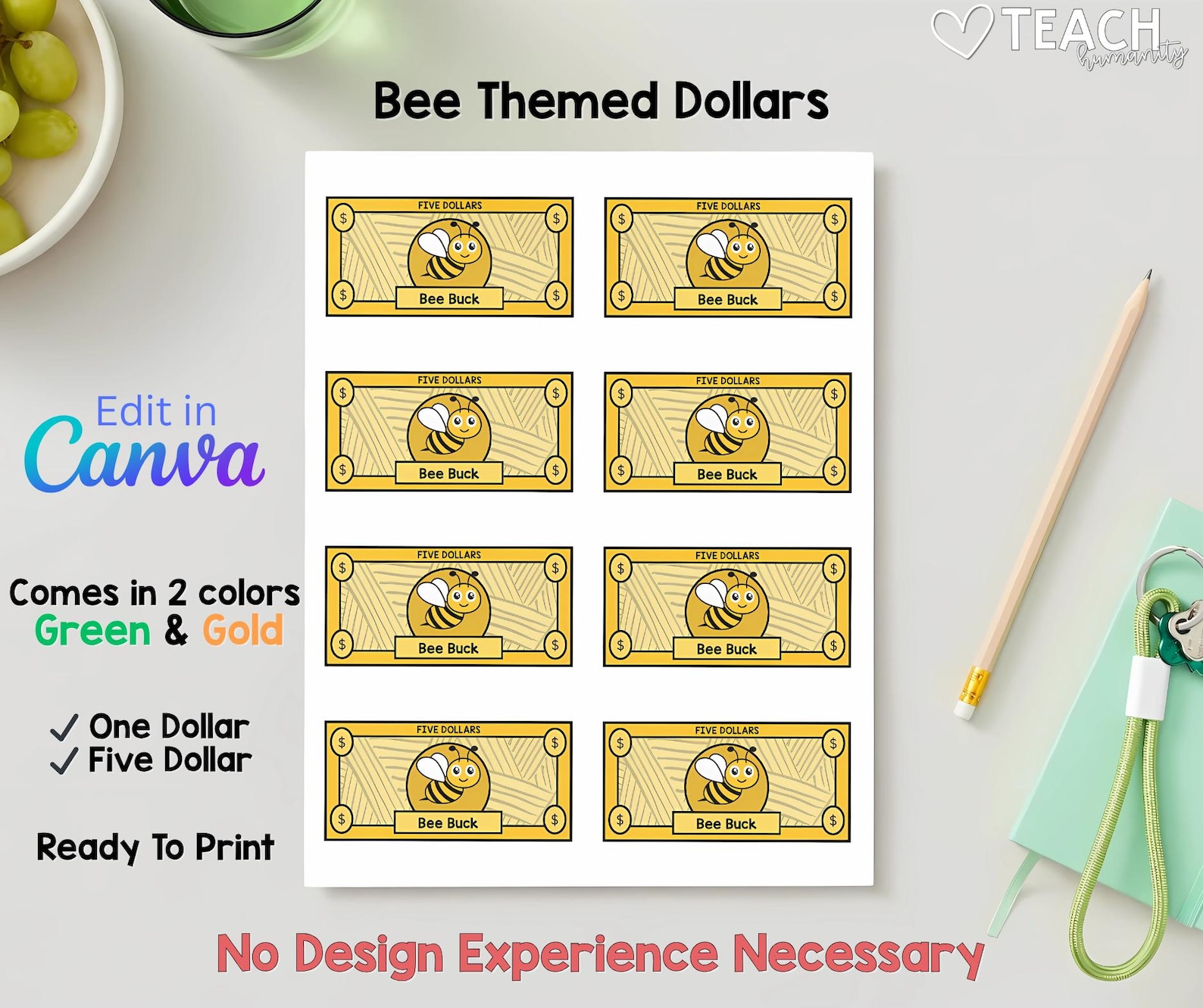 Editable Classroom Currency | Positive Reinforcement Reward System ...