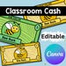 Editable Classroom Currency | Positive Reinforcement Reward System ...