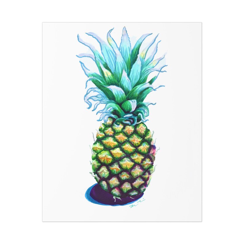 Pineapple Marker Art Print - Etsy