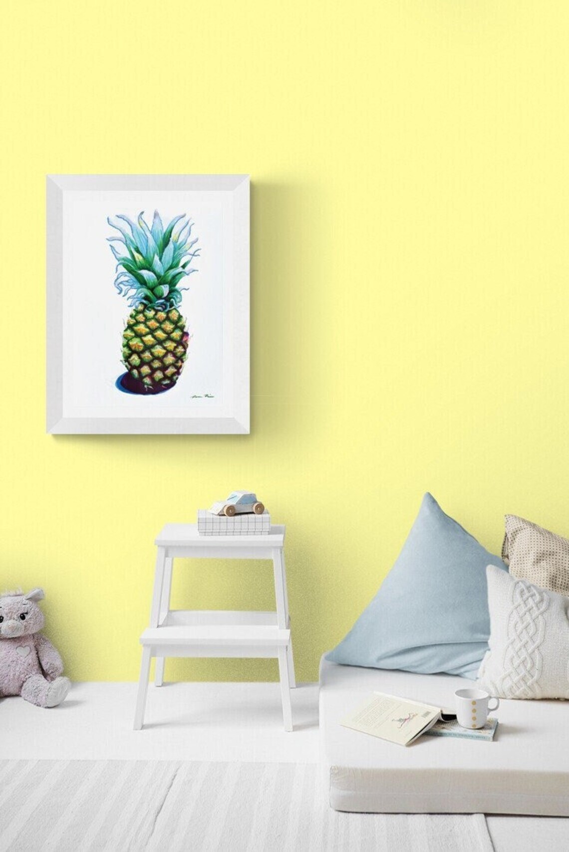 Pineapple Marker Art Print - Etsy