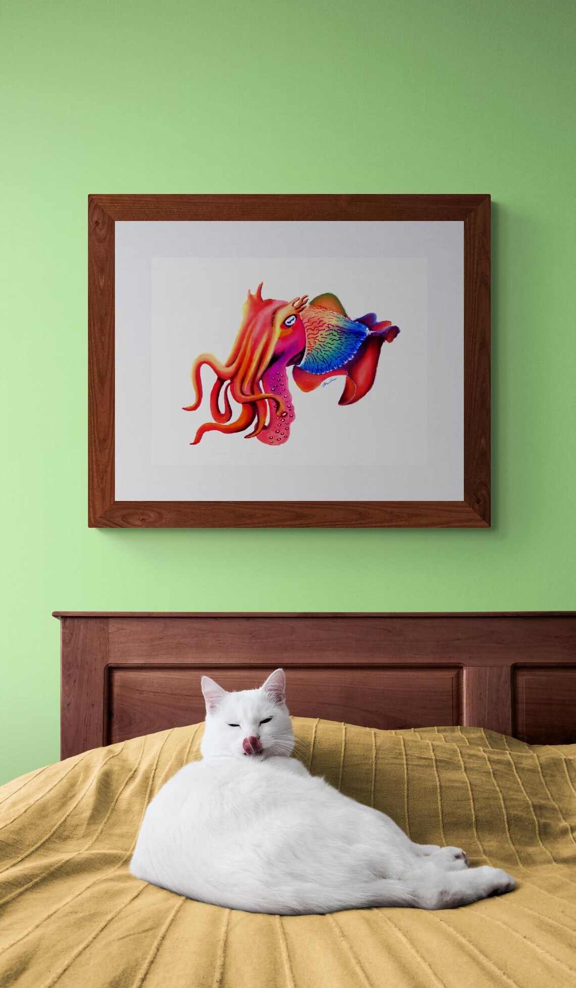 Digital Download Cuttlefish Art | Sea Creatures Collection - Etsy