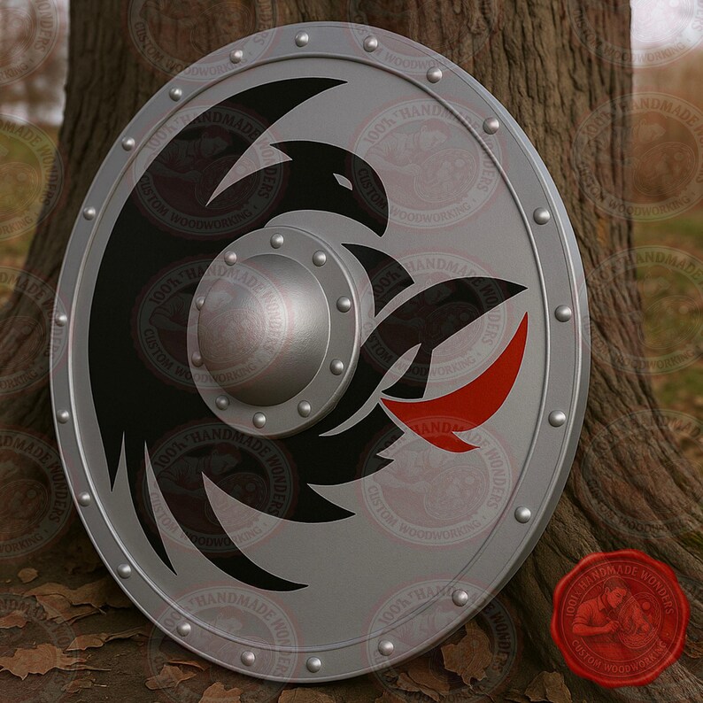 Handmade Viking Shield: How to Train Your Dragon, Hiccup Cosplay Prop ...