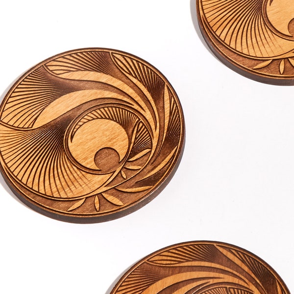 Art Deco Coasters - Etsy