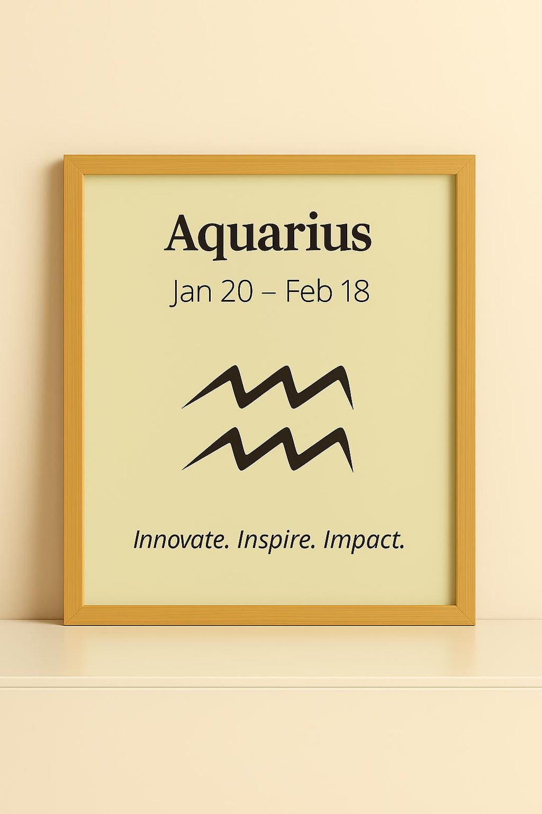 Aquarius Zodiac Sign Printable Wall Art – Digital Download, Horoscope ...