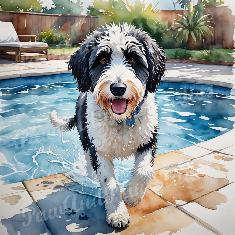 Swim Doodle Digital Download Clipart Bundle, 5 High Quality Jpgs ...