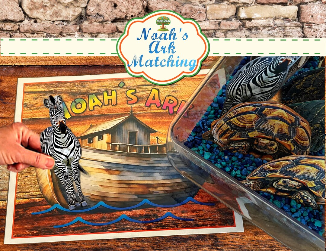 Noah's Ark Animal Matching, Bible Story, Animal Pairs, Christian ...