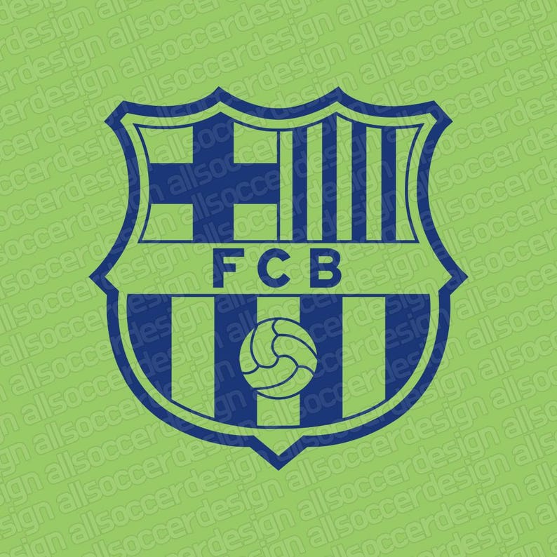 FC Barcelona Barca Logo Vector Digital File Svg, Png, Ai, Eps, Pdf - Etsy
