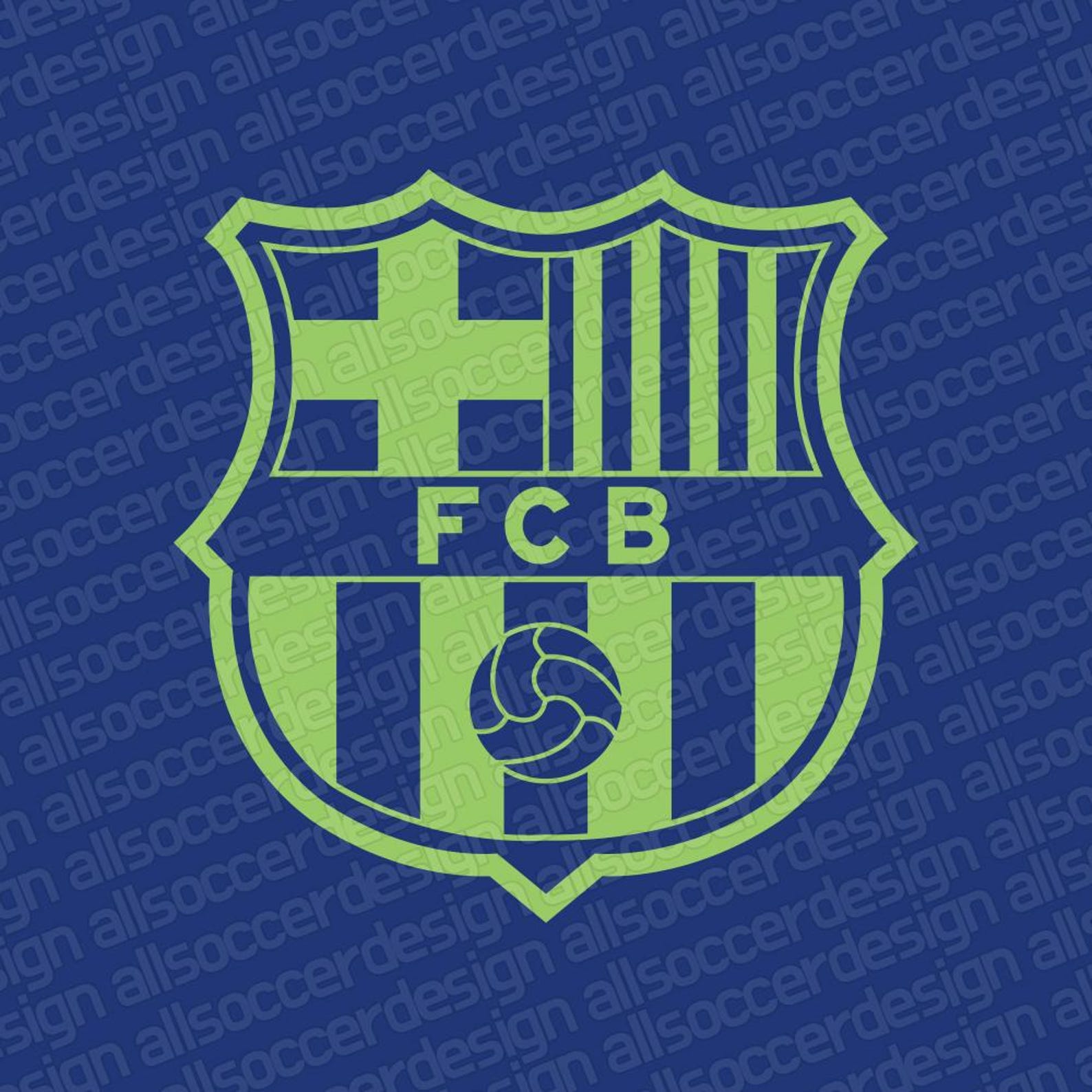 FC Barcelona Barca Logo Vector Digital File Svg, Png, Ai, Eps, Pdf - Etsy