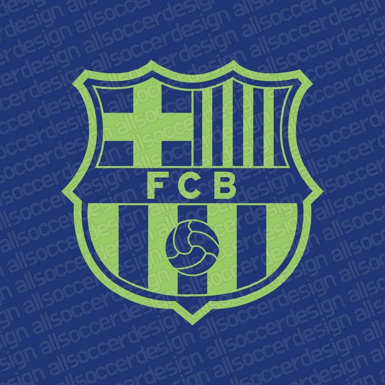 FC Barcelona Barca Logo Vector Digital File Svg, Png, Ai, Eps, Pdf - Etsy