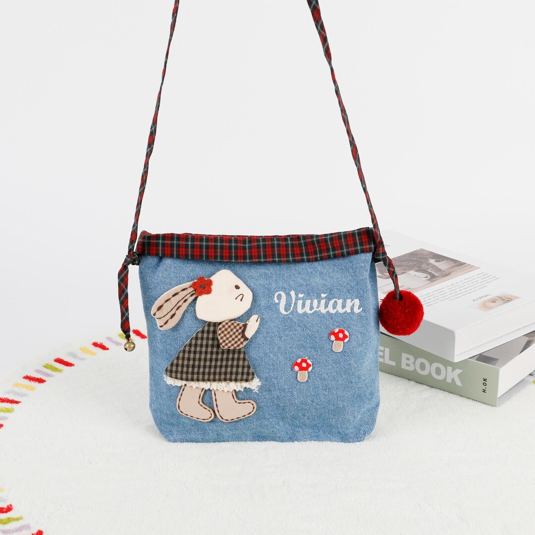 Custom Crossbody Bag With Name Embroidered Shoulder Bag for Baby Girl ...